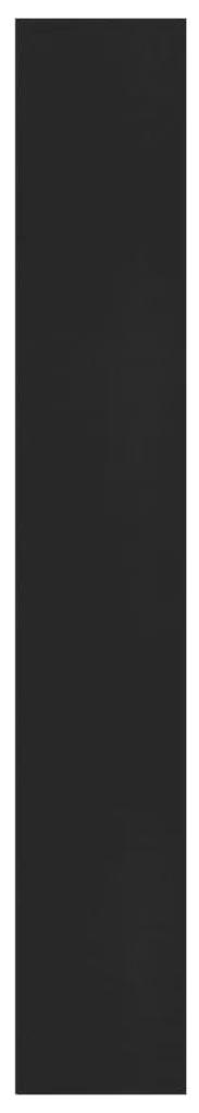 Knihovna Terasa - 5 polic - černá | 60x30x189 cm