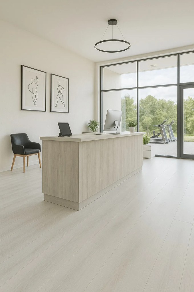 Beaulieu International Group, PVC podlaha - lino Livitex 2622, na míru, šíře 3m,4m,5m, šedá, filc, chodba / předsíň