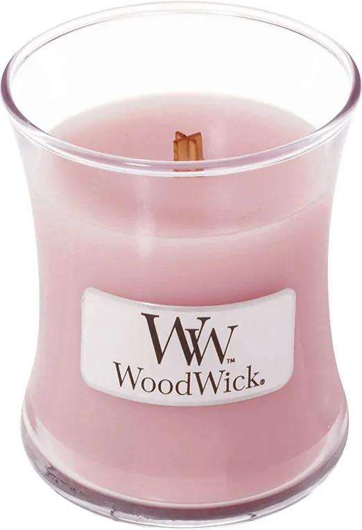 WoodWick – vonná svíčka Rose (Růže), 85 g
