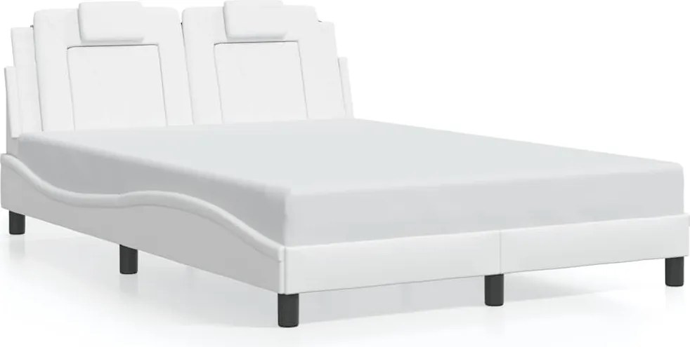 Rám postele Viana bez matrace bílý 140x200 cm umělá kůže 3208097