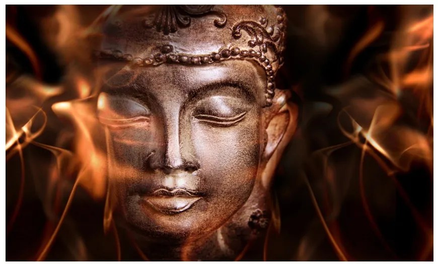 Fototapeta - Buddha. Fire of meditation.
