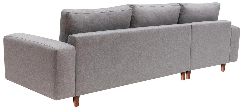 Hanah Home Rohová pohovka BERLIN světle šedá levá
