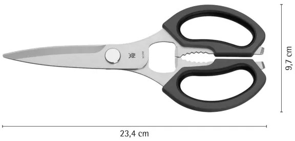 WMF - Univerzální nůžky 23,4 cm černá