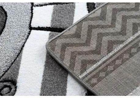 Dywany Luszczow Kusový koberec PETIT PTÁCI, šedý Rozměr koberce: 160 x 220 cm