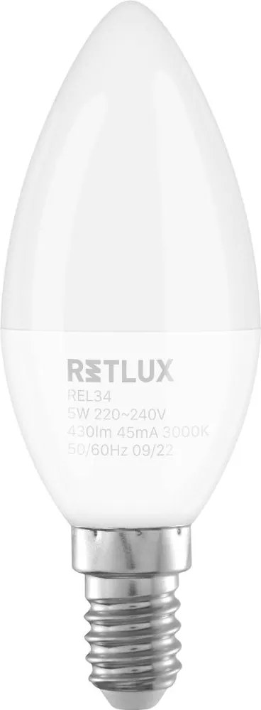 Retlux REL 34 LED C37 2x5W E14 WW