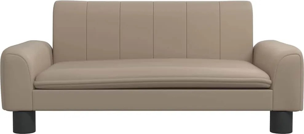 Pelíšek pro psy cappuccino 70 x 45 x 30 cm umělá kůže 171867