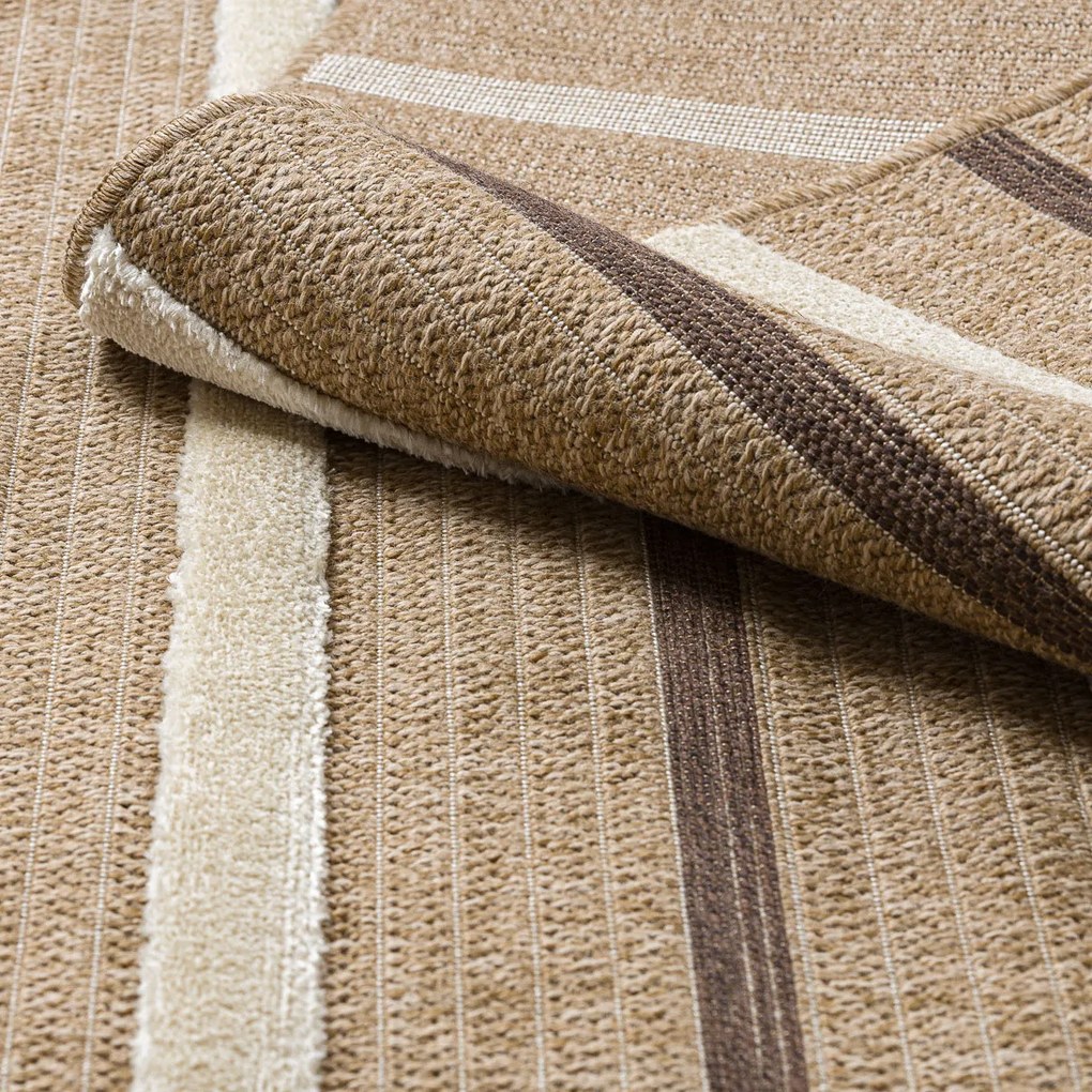 Dywany Łuszczów, Kusový koberec Spark 0686A beige/cream, 180x270, béžová, chodba / předsíň