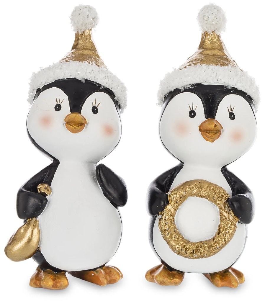 Vánoční dekorace tučňák 2 varianty 161144