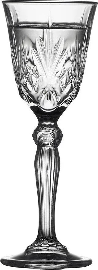 Křišťálové skleničky v sadě 4 ks na likér 50 ml Melodia – Lyngby Glas