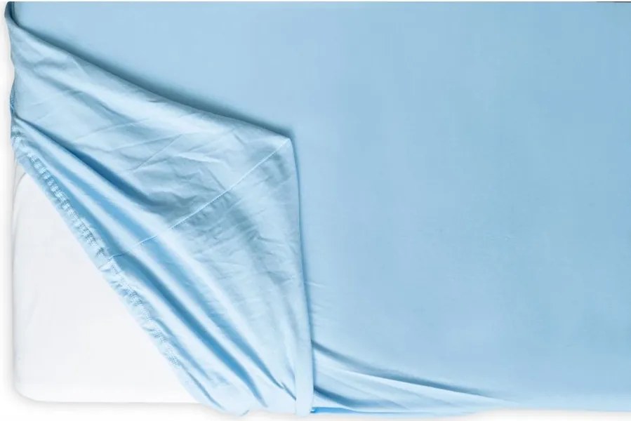 HEDDA Prostěradlo Jersey Lycra premium mini světle modré rozměr: 60 x 120 cm
