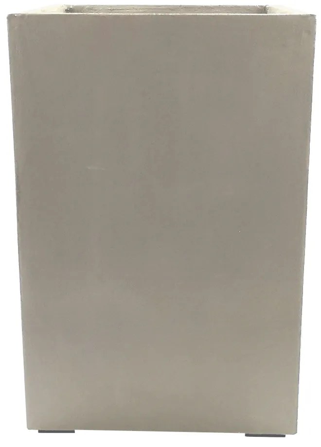AMADEA Betonový květináč odlehčený - hladký, 33x33x50,5cm, český výrobek