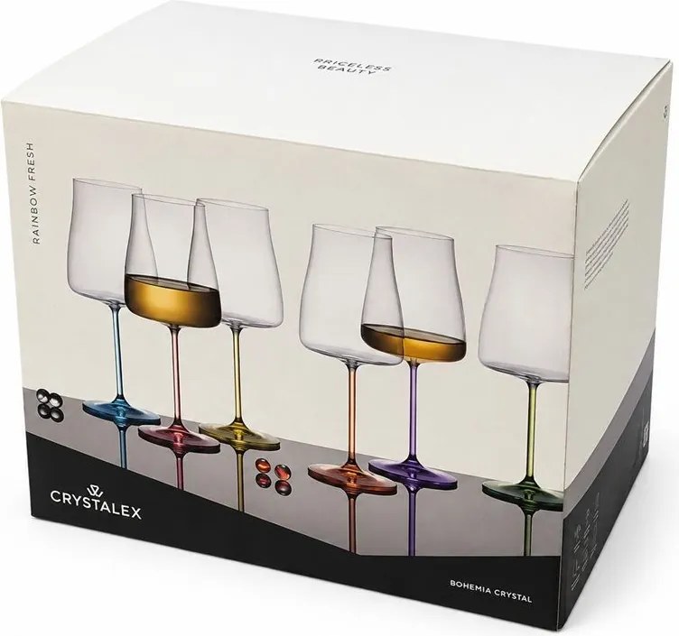 Crystalex sklenice Rainbow fresh 600 ml 6 ks