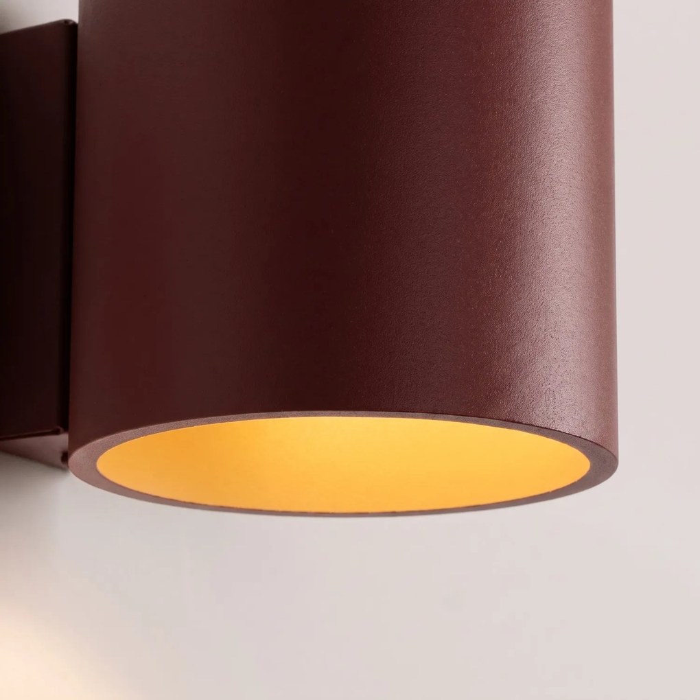 Sollux Lighting Nástěnné svítidlo ORBIS 1 bordó
