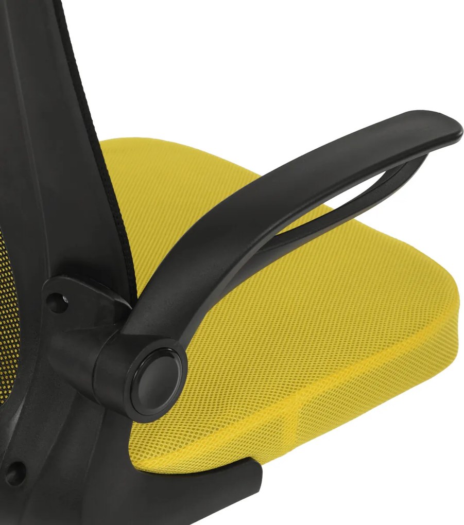 Juniorská židle SMARTSIT - žlutá síťovina