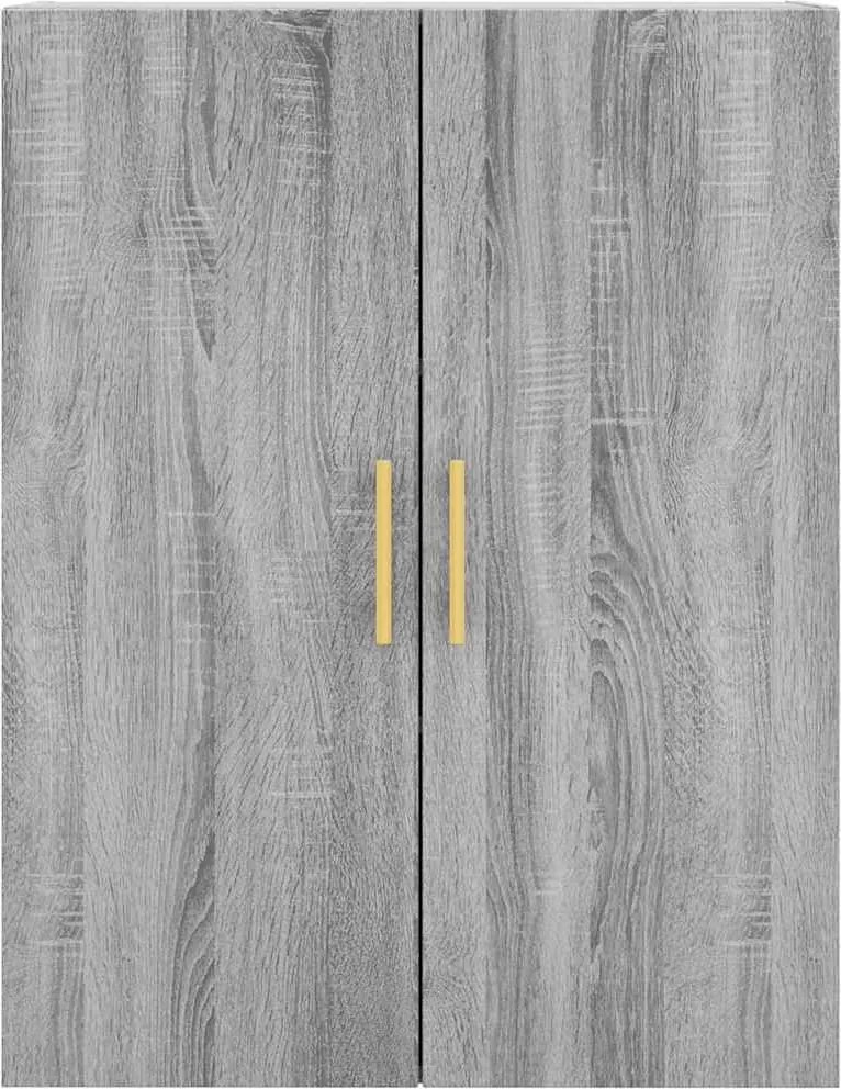 Skříň highboard šedá sonoma 69,5 x 34 x 180 cm kompozitní dřevo 3195673
