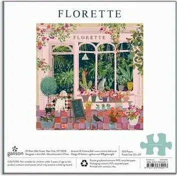 Galison Puzzle Florette / 500 dílků / od 8 let