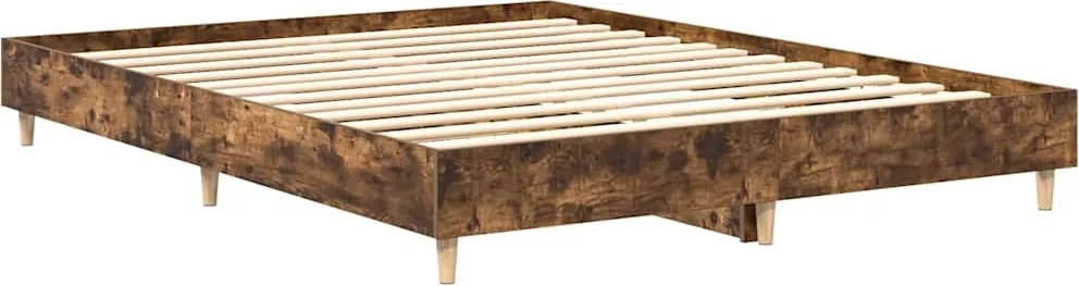 Rám postele bez matrace kouřový dub Engineered Wood 3328712