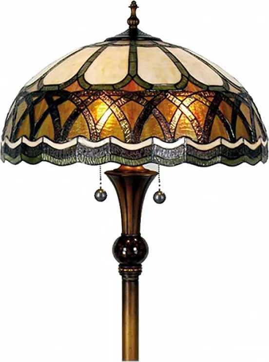 Stojací lampa Tiffany – 56x164 cm