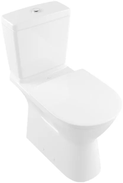 Villeroy & Boch ViCare - WC kombi mísa bezbariérová, Vario odpad, DirectFlush, AntiBac, CeramicPlus, alpská bílá 4620R0T2