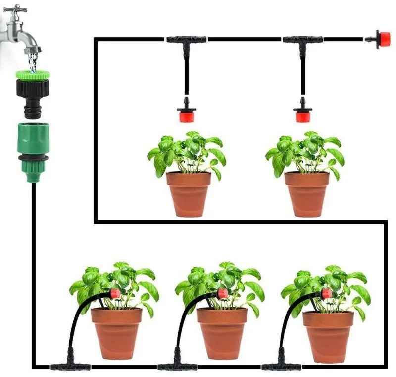 MXM Sada pro zahradní zavlažování 5 metrů / 21ks ZAH11-5