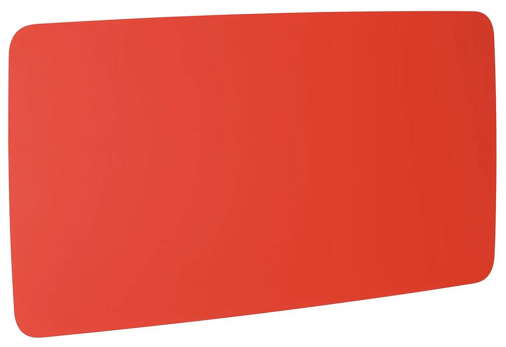 AJ Produkty Skleněná magnetická tabule Stella, kulaté rohy, 2000x1000 mm, pastelově červená
