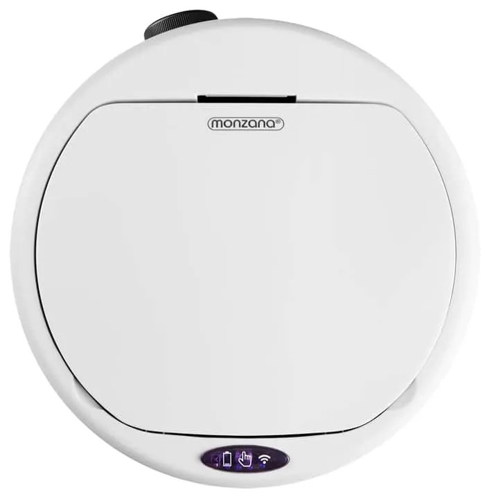 Monzana Bezdotykový odpadkový koš nerezová ocel krémový 40 l 105486