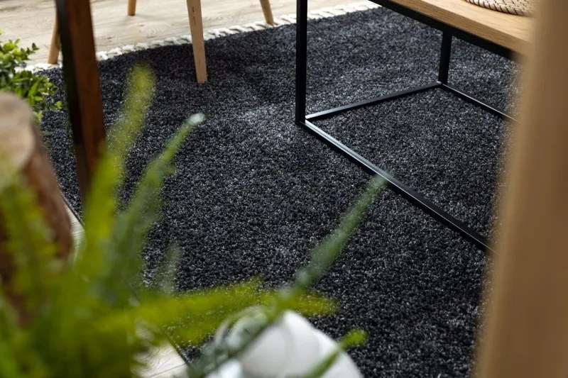 Dywany Łuszczów, Kusový koberec Berber 9000 grey, 140x190, šedá, obývací pokoj