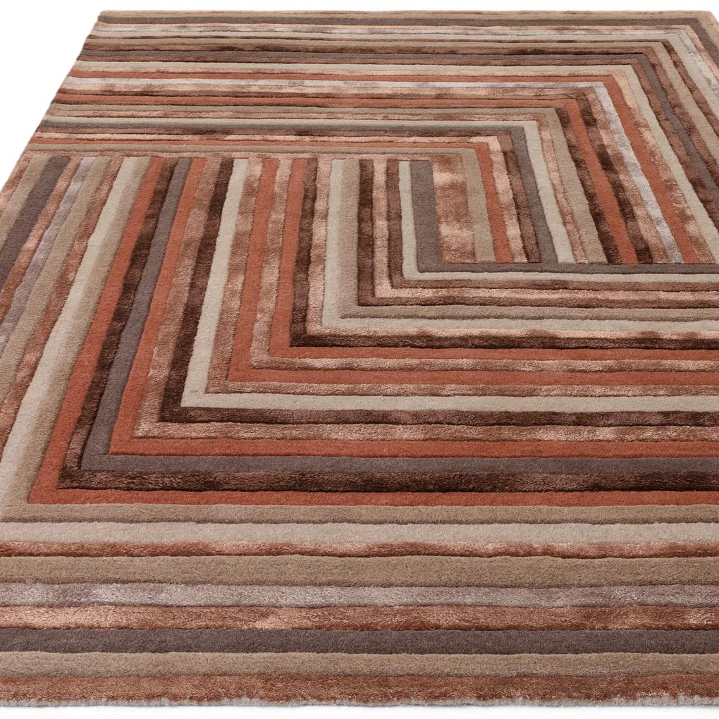 Tribeca Design Kusový koberec Blondie Network Terracotta Rozměry: 200x300 cm