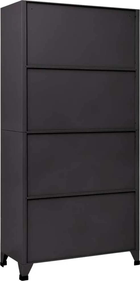 vidaXL Uzamykatelná skříň 90 x 40 x 180 cm ocel [339825] Barva: Světle šedá a tmavě šedá