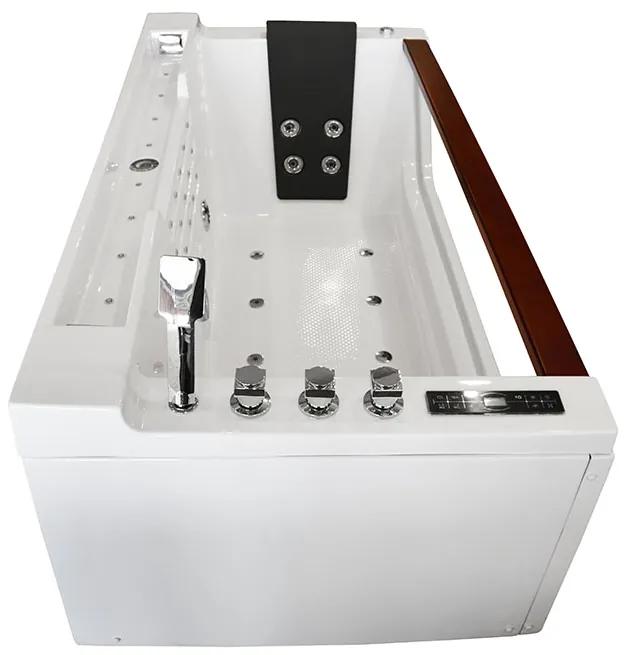 M-SPA - Koupelnová vana 8009 s hydromasáží 180 x 90 x 61 cm