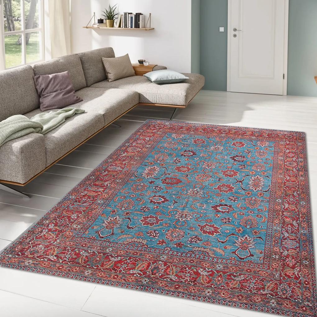 Conceptum Hypnose Kusový koberec Blues Chenille - Claret Red AL 170, Vícebarevná Rozměr koberce: 75 x 150 cm