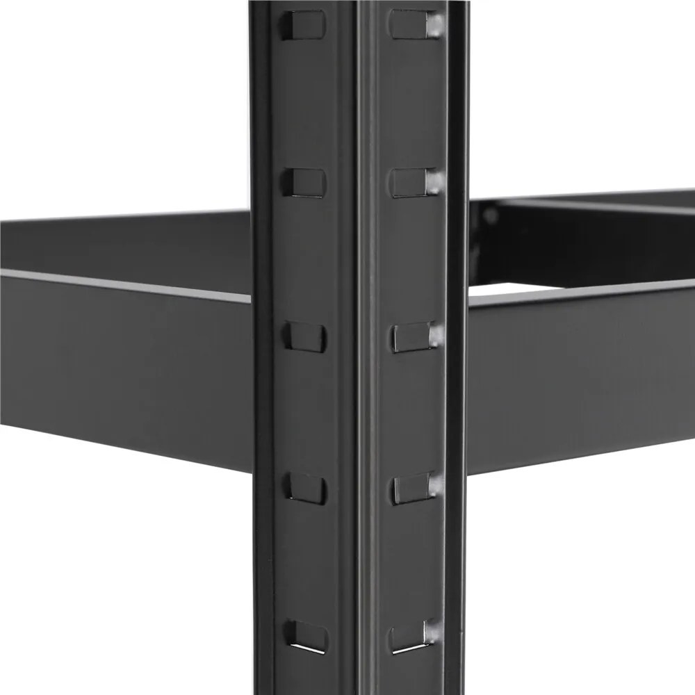 Zátěžový regál Yaheetech – Mod.6: 180 × 120 × 45 cm/875 kg černá (264515749188)