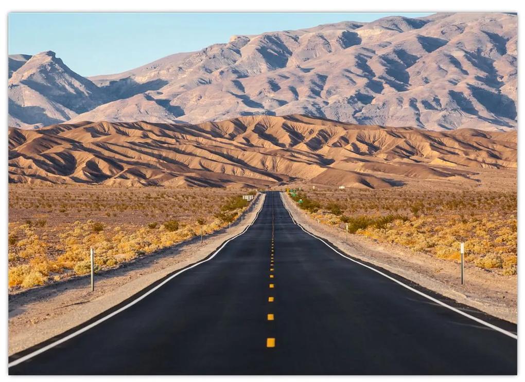 Skleněný obraz - Death Valley, Kalifornie, USA (70x50 cm)