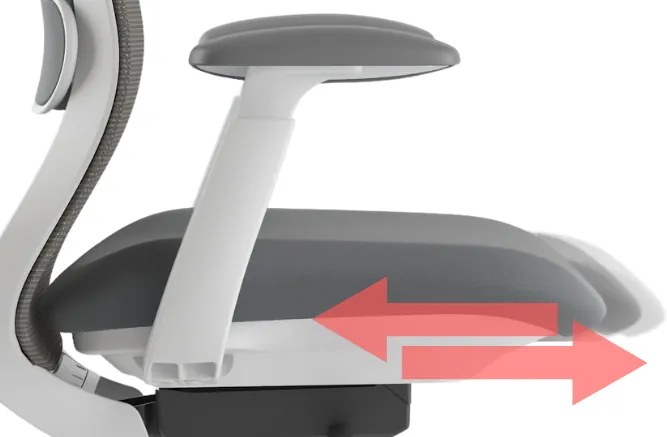 MERCURY Ergonomická kancelářská židle UNO - světle šedá síťovina