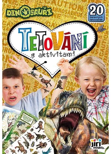 Jiri Models Tetování s aktivitami Dinosauři