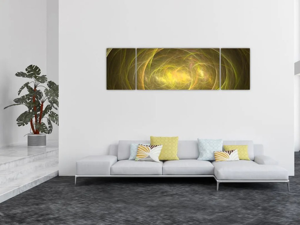 Moderní abstraktní obraz (170x50 cm)