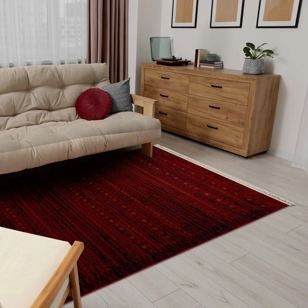 Dywany Łuszczów, Kusový koberec Orient 5820 vínový, 150x230, červená, kancelář
