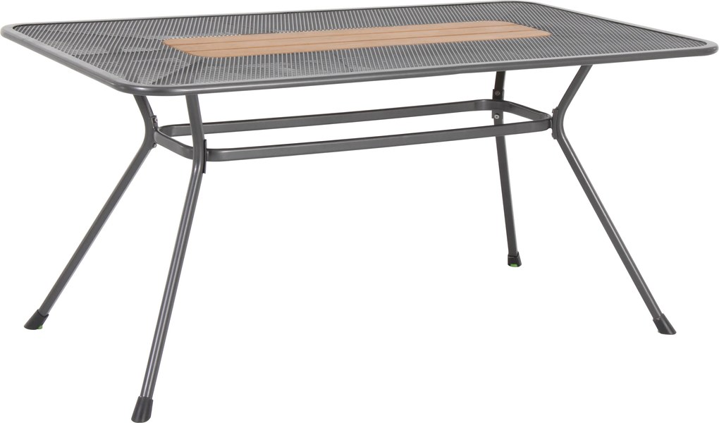 Stůl SMOKE 14 160×90 cm (tmavě šedá) Šedá