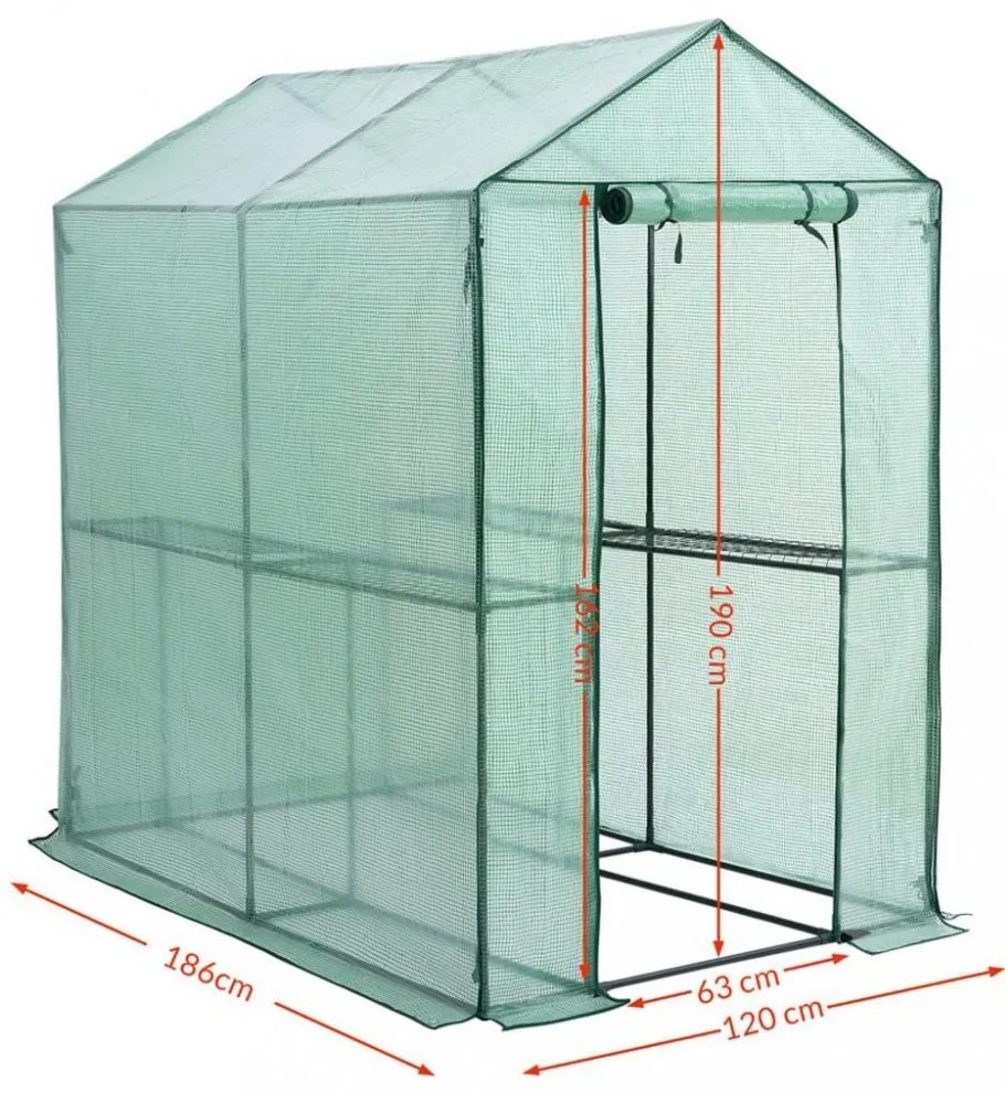 Foliovník 190 x 186 x 120 cm Dekorhome