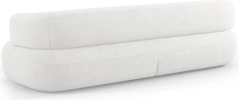 Slonovinová pohovka z textilie bouclé 200 cm Jenny – Micadoni