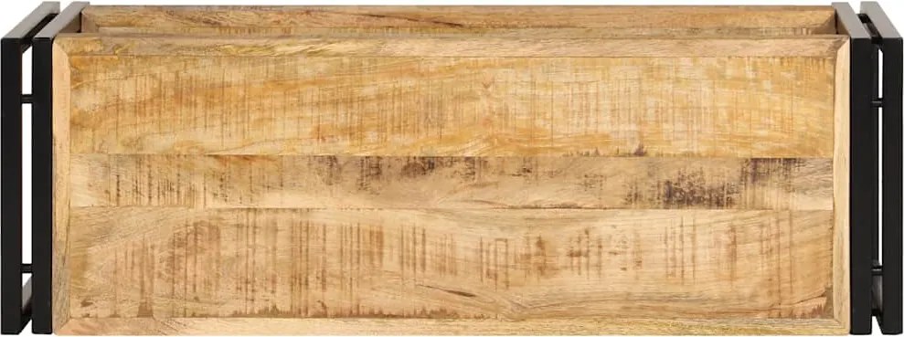 TV stolek 90 x 30 x 40 cm masivní mangovníkové dřevo 247808