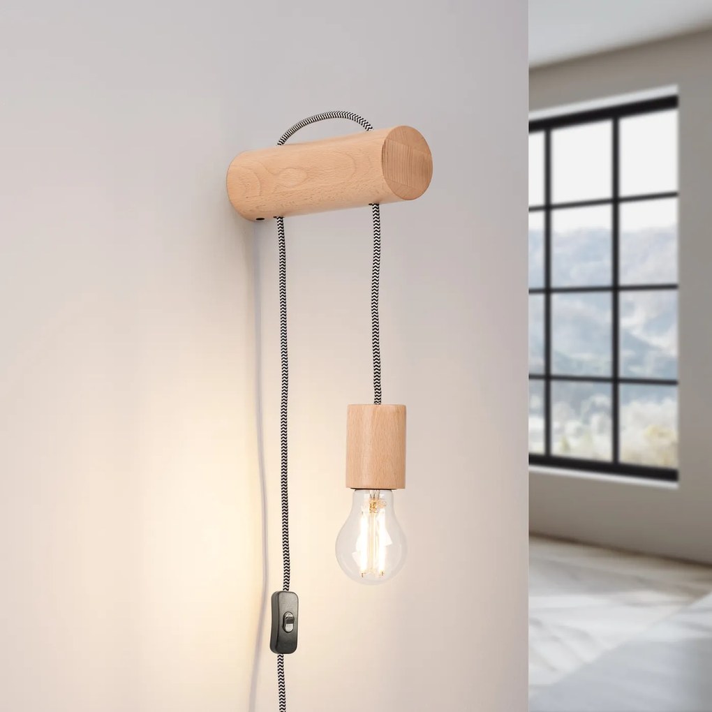 Sollux Lighting Nástěnné svítidlo NIMBI E27 s vypínačem