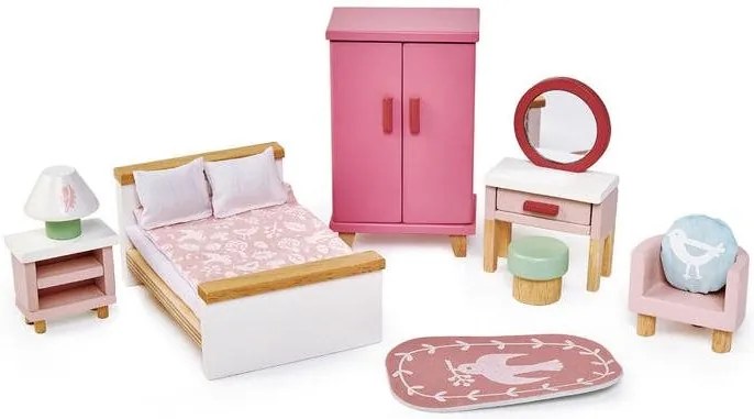 Nábytek pro panenky tender leaf dolls house bedroom furniture