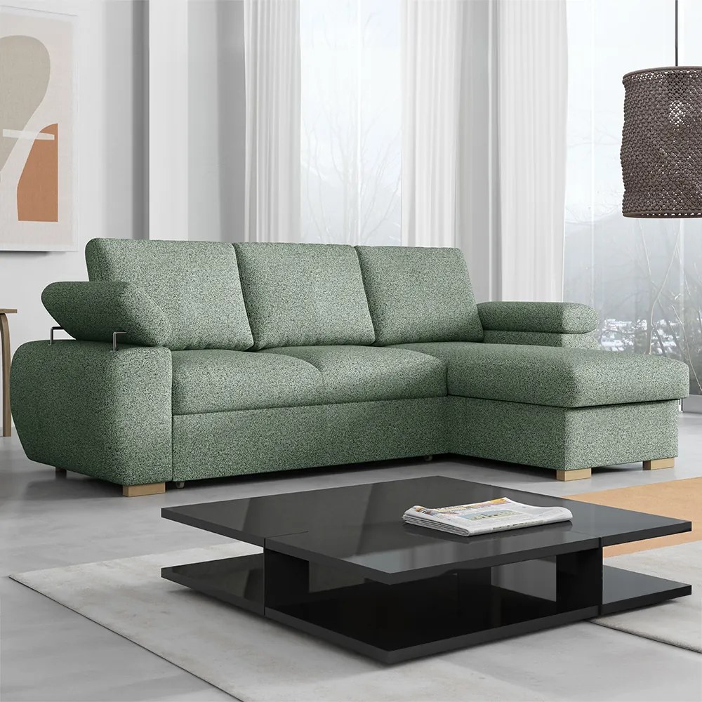 Sedací souprava ASTAN | 260x155 cm | rozkládací + úložný prostor | VÝBĚR TKANIN
