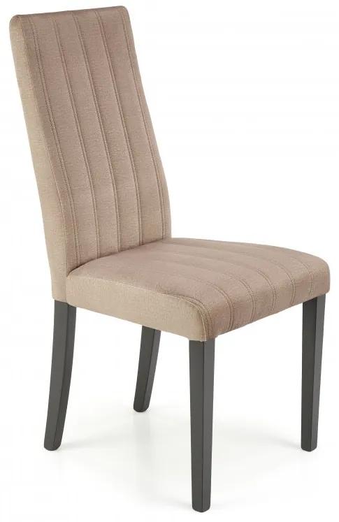 Jídelní židle DIEGO 2 – masiv, látka, více barev Černá / modrá