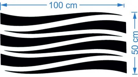 3D nálepky a samolepky, zrcadlové, barevné, dekorační nálepky I SENTOP OX007- 3D modern stickers
