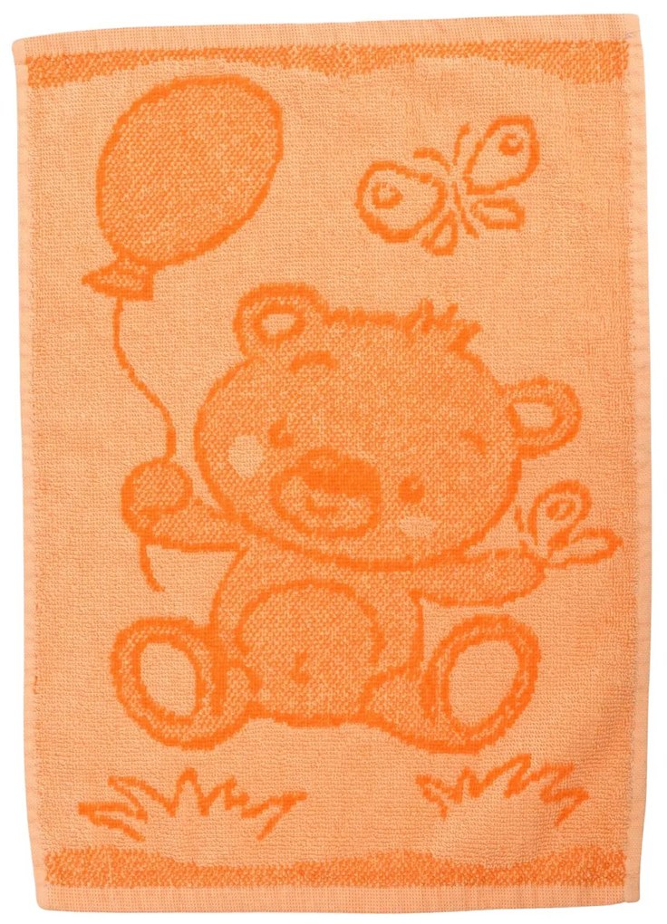 Profod Dětský ručník Bear orange 30x50 cm