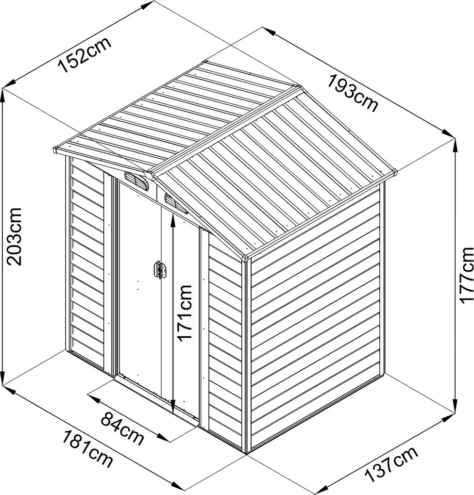 LANIT PLAST, s.r.o. zahradní domek LANITPLAST MAXTORE WOOD 65 LG2300