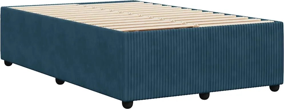 Rám postele modrý 120 x 200 cm samet 3285004
