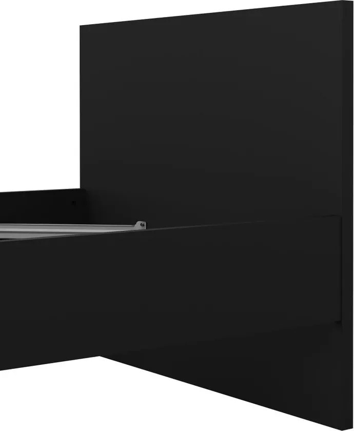 Postel Simplicity 90 x 190 cm, černý mat